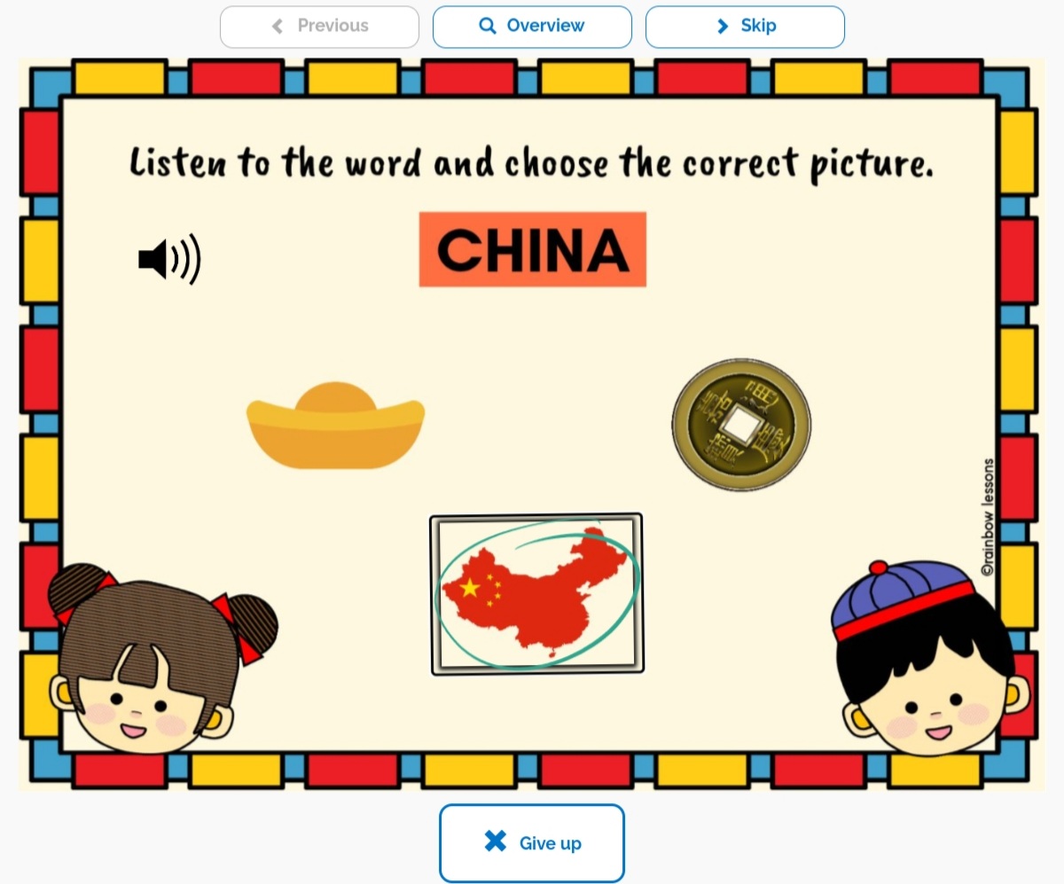 Chinese New Year Preschool | Chinese New Year Vocabulary Game | Lunar ...