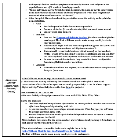 7th Science Lesson Maintaining Biodiversity OAS 7.LS2.5 NGSS MS-LS2-5 ...