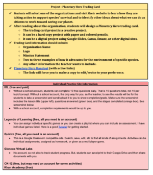 7th Science Lesson Maintaining Biodiversity OAS 7.LS2.5 NGSS MS-LS2-5 ...