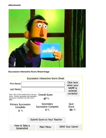 7th Science Lesson Ecosystem Changes and Effects OAS 7.LS2.4 NGSS MS ...