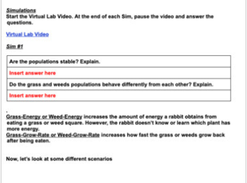 7th Science Lesson Ecosystem Interactions OAS 7.LS2.2 NGSS MS-LS2-2 ...