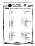 Spanish Things On A Farm Vocabulary Matching Worksheet & Answer Key ...
