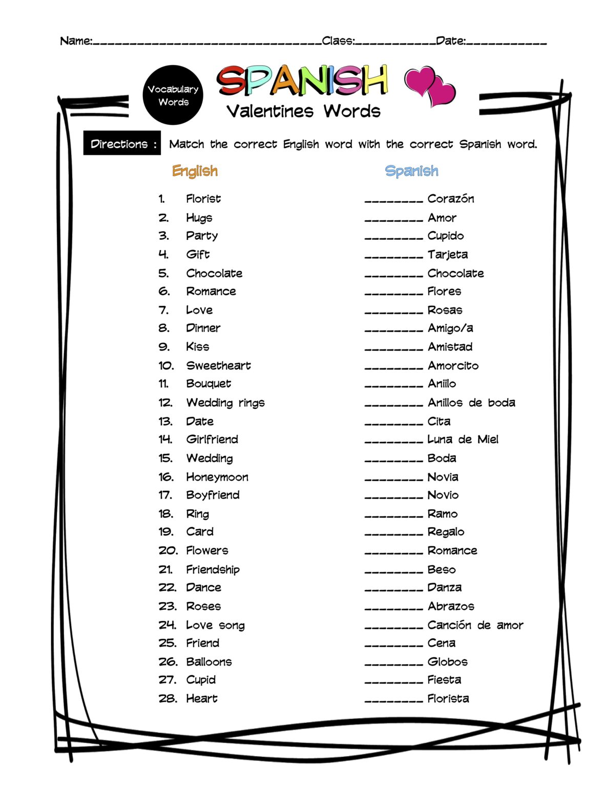 Spanish Colors Worksheet Packet | Made By Teachers