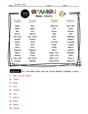 The Ultimate Spanish Vocabulary Word List Worksheets & Answer Keys Bundle - 130 Pages | Made By ...