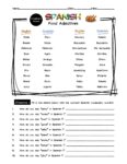 Spanish Sounds Animals Make Vocabulary Matching Worksheet & Answer Key ...