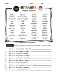 Spanish Numbers Vocabulary Matching Worksheet & Answer Key | Made By ...