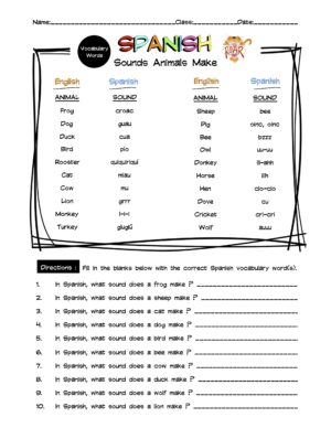 The Ultimate Spanish Vocabulary Word Search Worksheet Bundle - 130 ...