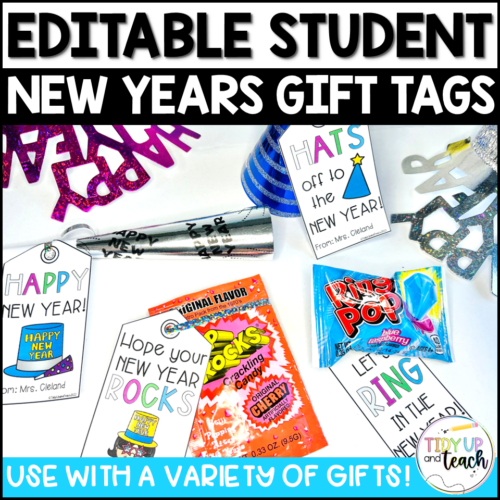 Happy New Year Gift Tags Printable | Made By Teachers