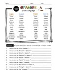 Spanish Barnyard Animals Worksheet Packet | Made By Teachers