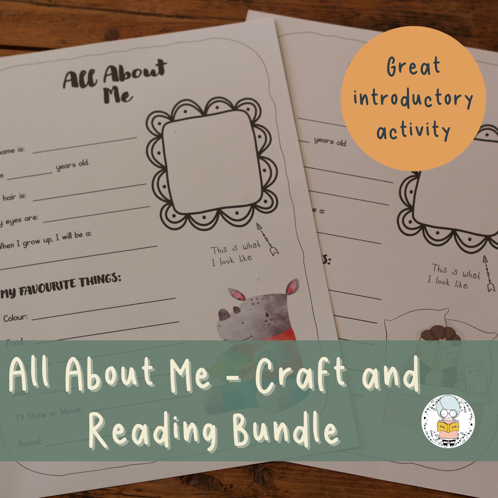 Getting to Know Me or All About Me Back to School First Day One-Pager ...