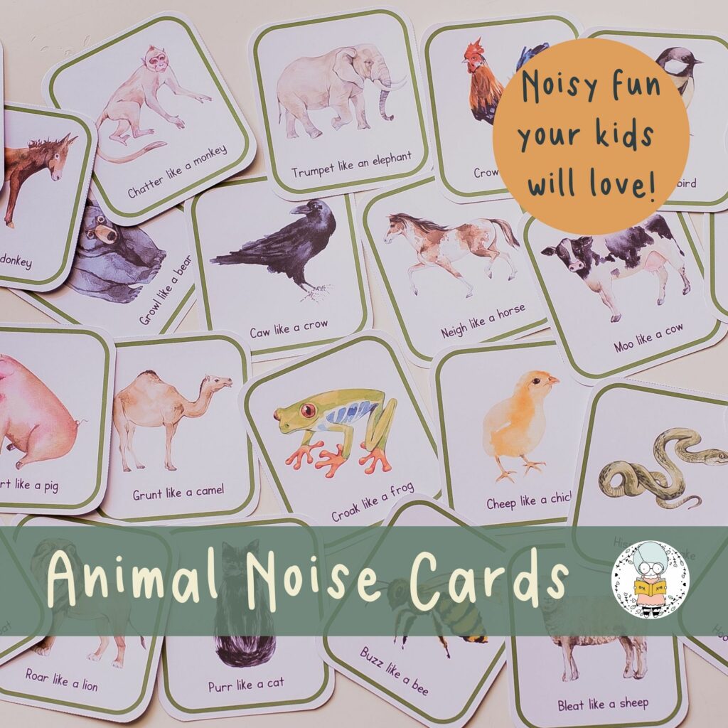 Animal Sound Cards - Learn Animal Noises - Movement Activity - Brain ...