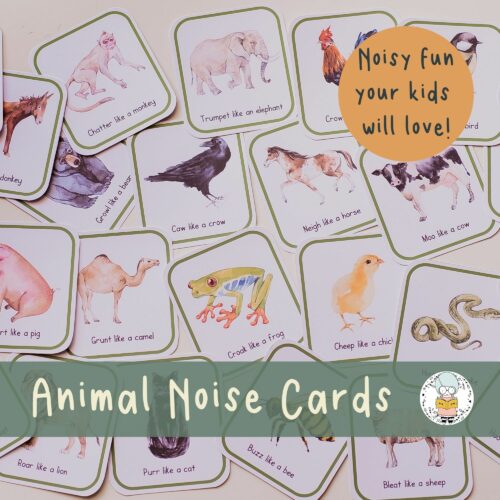 Animal Sound Cards - Learn Animal Noises - Movement Activity - Brain ...