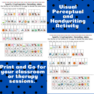 Sports Cryptogram and Decoding Worksheets | Made By Teachers