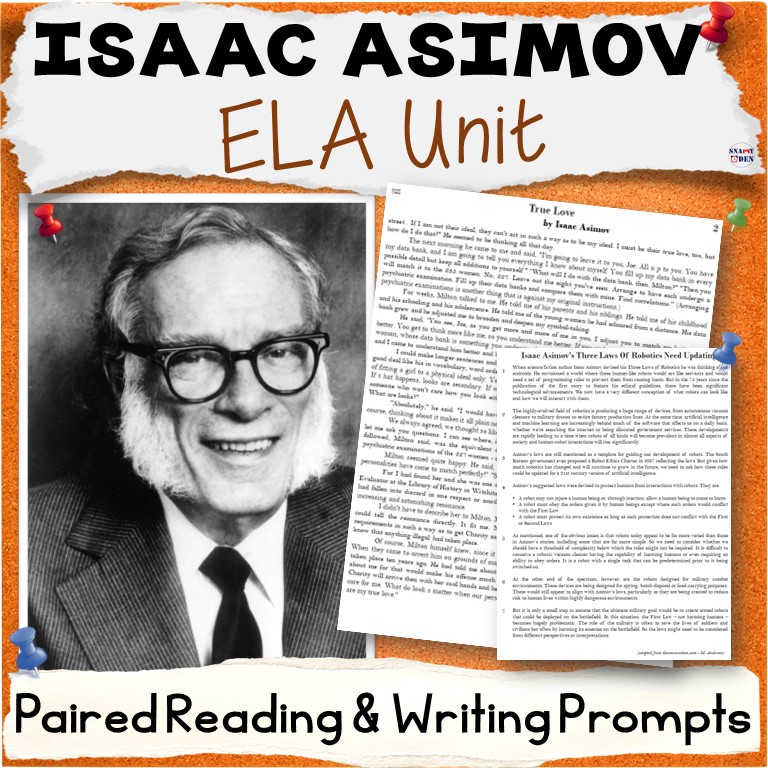 Money Unit Middle School Paired Reading Writing Prompts Print And