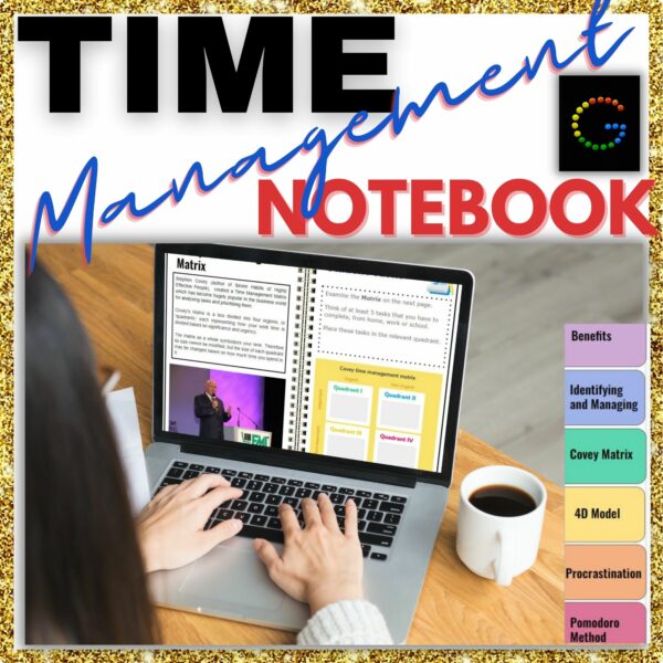 Time Management Interactive Digital Notebook - Google Slides | Made By ...