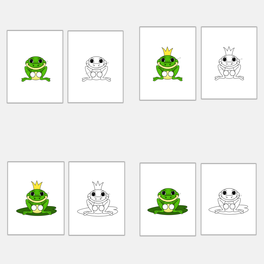 Frog Finger Puppets Printable Farm Animal Coloring Paper Craft Activity ...