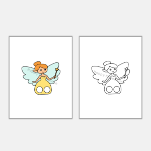 Fairy Finger Puppet Printable Fairytale Coloring Paper Craft Activity ...