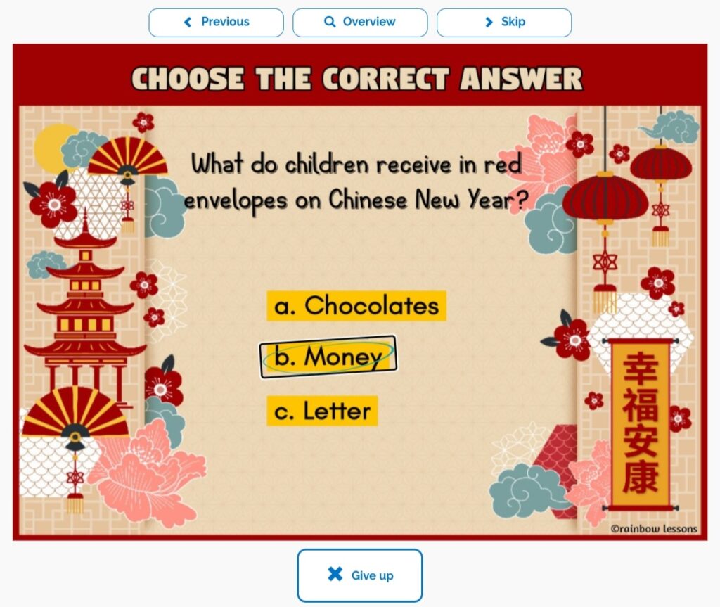 Chinese New Year Trivia | Chinese New Year 2023 Quiz Game | Lunar New ...