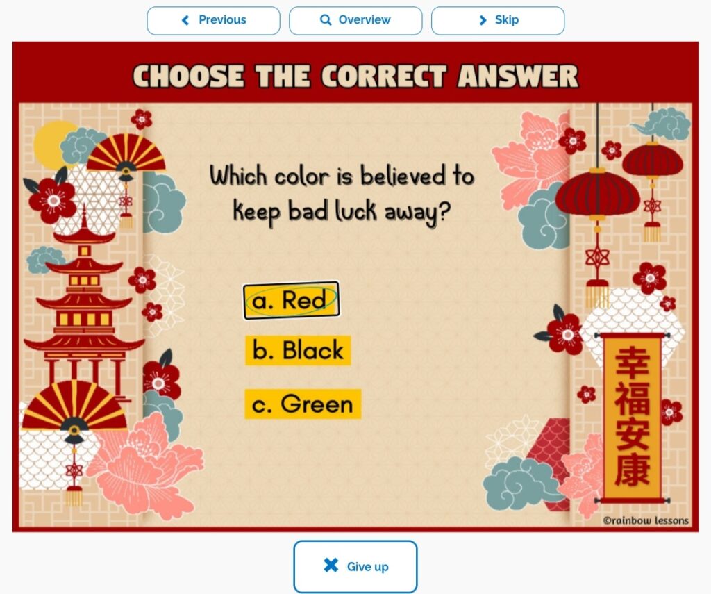 Chinese New Year Trivia | Chinese New Year 2023 Quiz Game | Lunar New ...