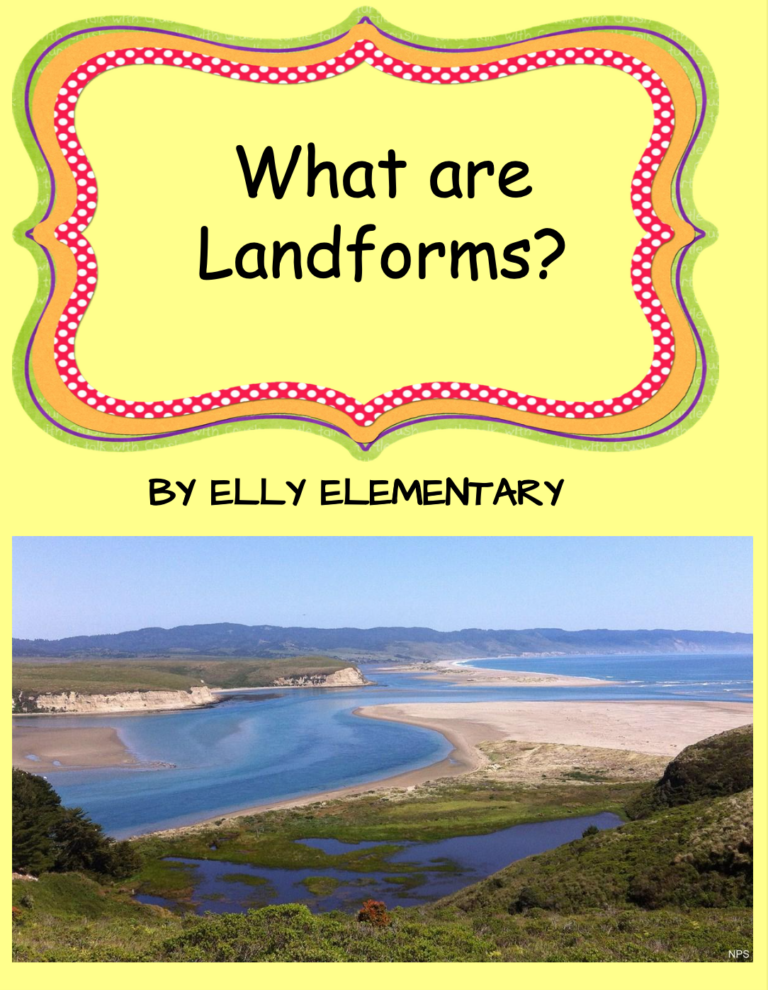 LANDFORMS UNIT OF STUDY (WITH NEW YORK STATE EXTENSION) | Made By Teachers