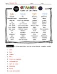 Spanish Car Parts Vocabulary Word List Worksheet & Answer Key | Made By ...