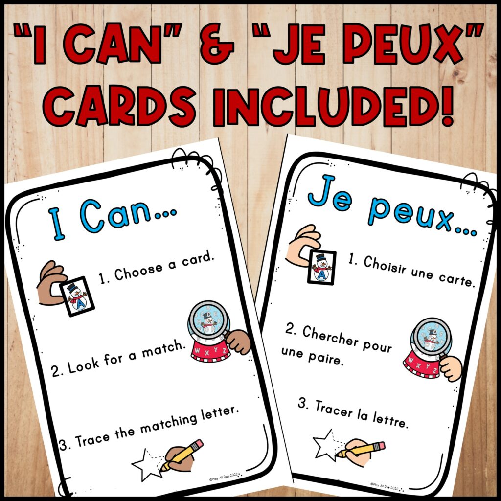 Snow Globe Alphabet | Winter Letter Matching and Tracing Activity ...