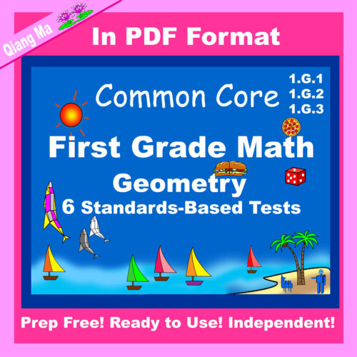 First Grade Math Geometry 1.G Tests | Made By Teachers