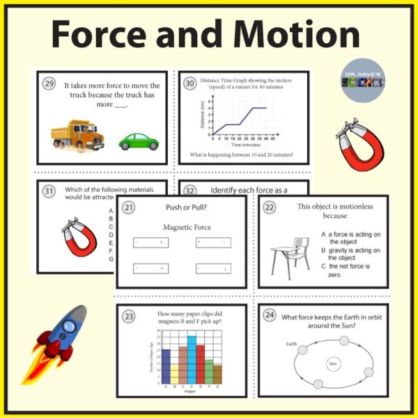 Florida SSA Science Review and Task Cards Physical Science 5th grade ...