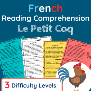 Le Petit Coq. French Tale Reading Comprehension Activity For Beginners ...