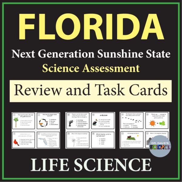 Florida SSA Science Review and Task Cards Life Science 5th grade | Made ...