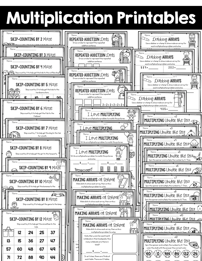 2nd Grade Introduction to Multiplication & Arrays | Made By Teachers