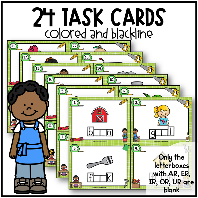 R Controlled Vowels - Bossy R - Write the Room - Phonics Centers | Made ...