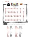 Spanish Food Adjectives Vocabulary Word Search & Answer Key | Made By ...