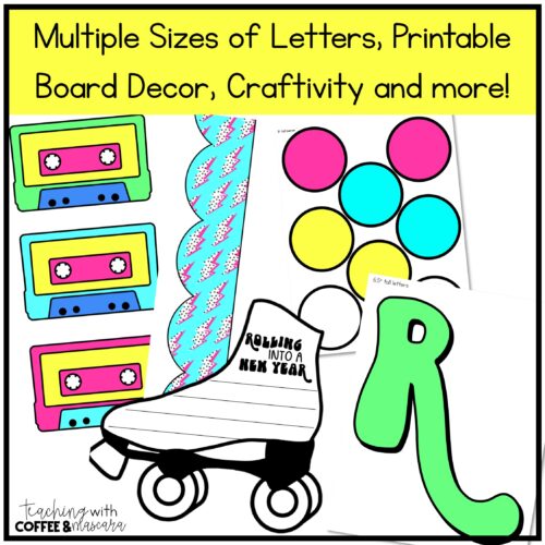 New Year 2023 Bulletin Board Groovy Classroom Decor | Made By Teachers