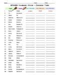 Spanish Numbers Vocabulary Matching Worksheet & Answer Key | Made By ...