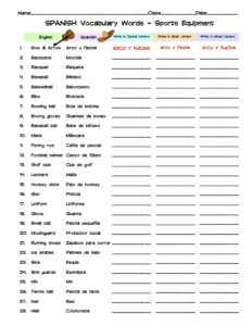 Spanish Hotel Vocabulary Matching Worksheet & Answer Key | Made By Teachers