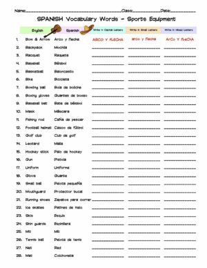 Spanish Hotel Vocabulary Matching Worksheet & Answer Key | Made By Teachers
