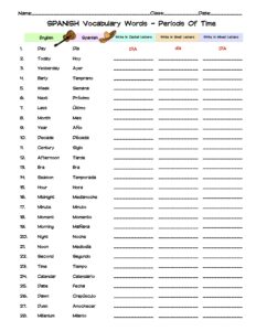 Spanish Christmas Vocabulary Matching Worksheet & Answer Key | Made By ...