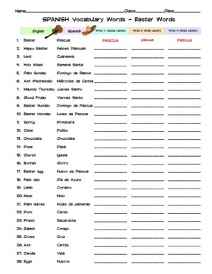 Spanish Picnic Words Worksheet Packet | Made By Teachers