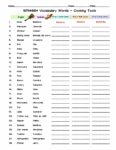 Spanish Numbers Vocabulary Matching Worksheet & Answer Key | Made By ...
