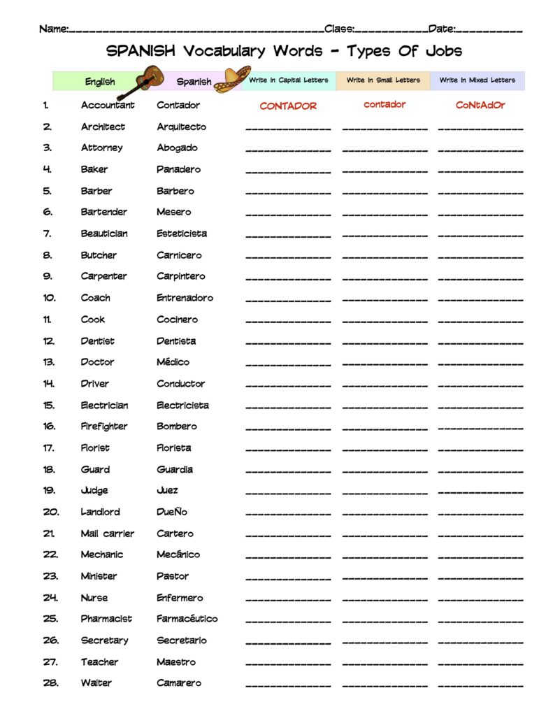 Spanish Greetings Vocabulary Word Search & Answer Key | Made By Teachers
