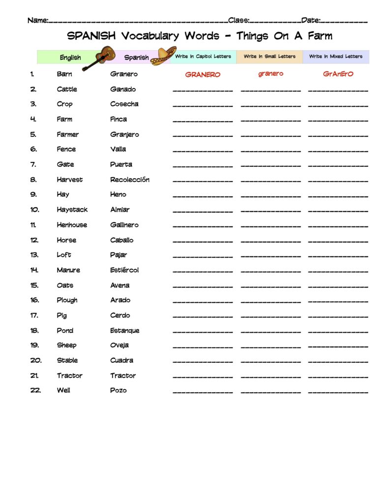 Spanish Human Emotion Words Worksheet Packet | Made By Teachers