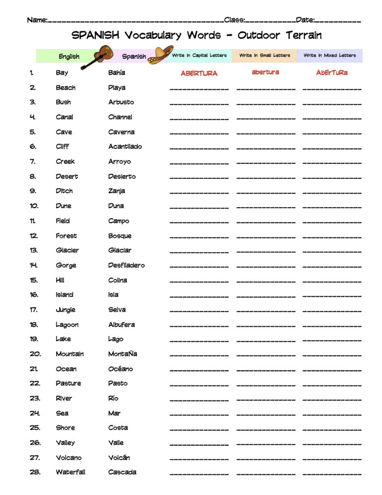 Spanish Animals Worksheet Packet | Made By Teachers