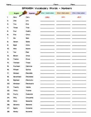 Spanish House Exteriors Vocabulary Matching Worksheet & Answer Key ...