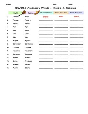 Spanish Medical Occupations Vocabulary Word List Worksheet & Answer Key ...