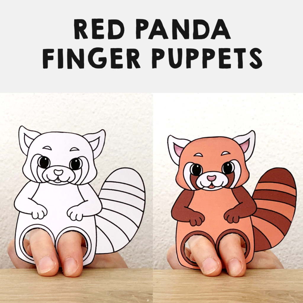 Shark Finger Puppet Printable Sea Ocean Animal Coloring Paper Craft ...