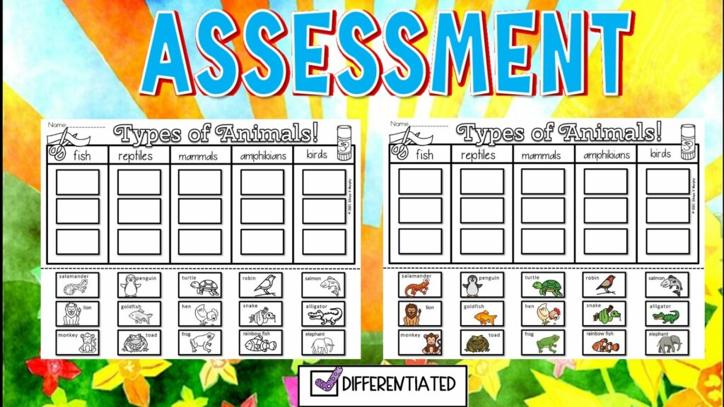 Cut and Paste Animals in Their Habitat | Made By Teachers