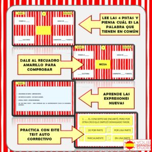 SPANISH ADVANCED VOCABULARY CLASS NO PREP CLASE MAESTRA DE VOCABULARIO ...