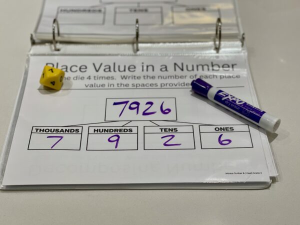 Adapted Math Binder: Base 10 | Made By Teachers