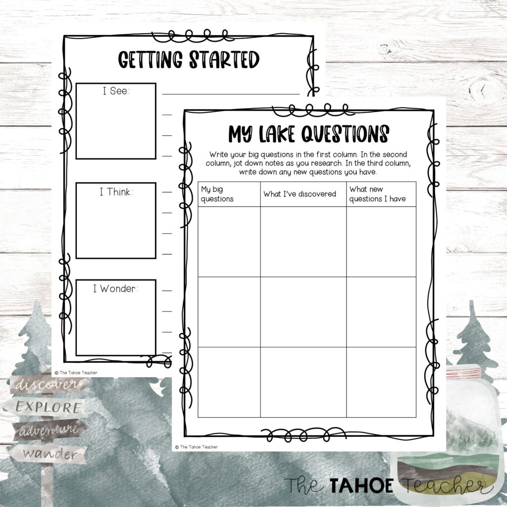 Lakes Inquiry / Phenomenon Based Learning Unit | Made By Teachers